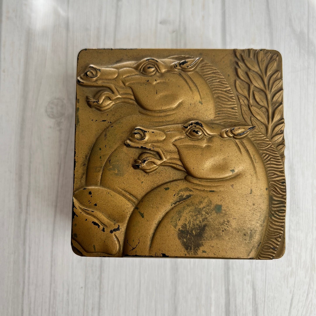 Vintage Hickok Bakelite Deco Horse Box - Etsy
