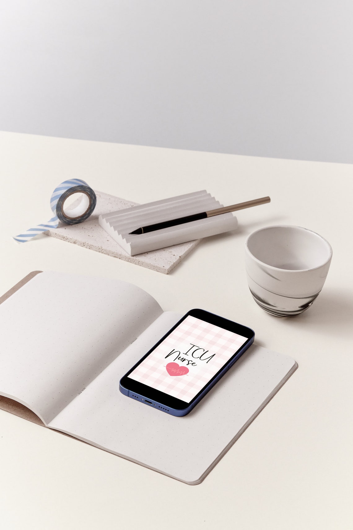 ICU Nurse Wallpaper Background Instant Digital Download Nursing ...