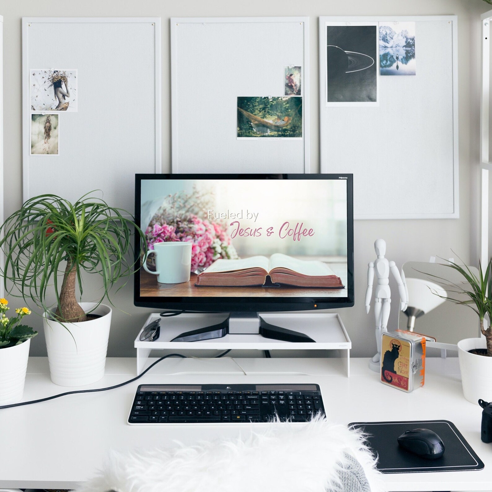 4k Fueled by Jesus and Coffee Desktop Wallpaper Christian Computer ...