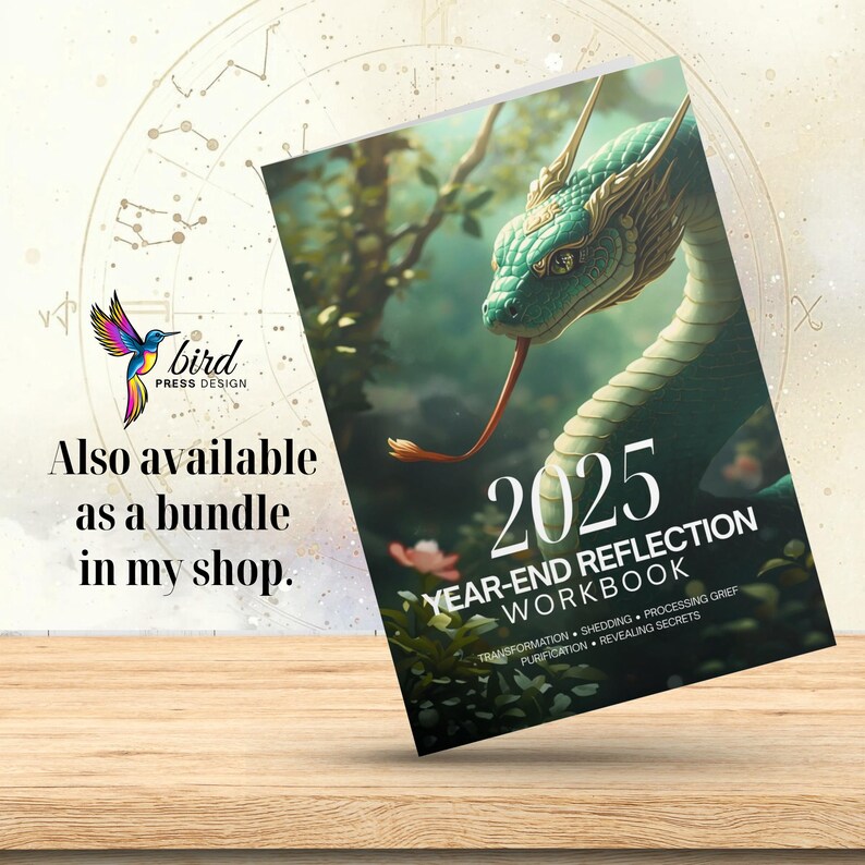 2025 Year-end Reflection Workbook | Snake Year Reflection | Spiritual ...