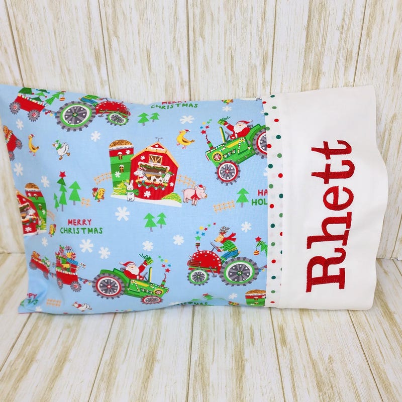 Christmas Pillowcase - Etsy