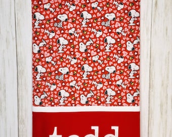 Snoopy Pillowcase - Etsy