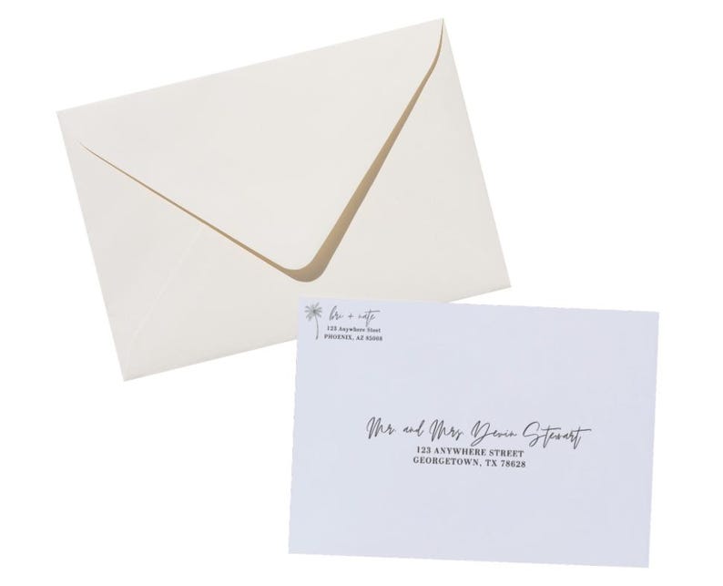 Custom Wedding Envelope Addressing | Bulk Guest Addressed Envelopes ...