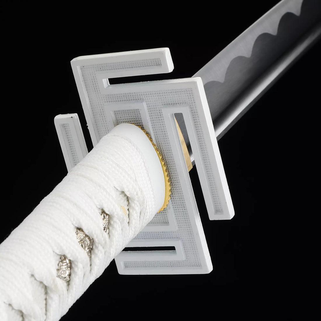 Ichigo Kurosaki Zangetsu White Cosplay Prop - Bleach Anime Katana ...