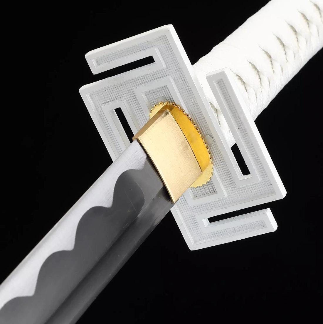 Ichigo Kurosaki Zangetsu White Cosplay Prop - Bleach Anime Katana ...