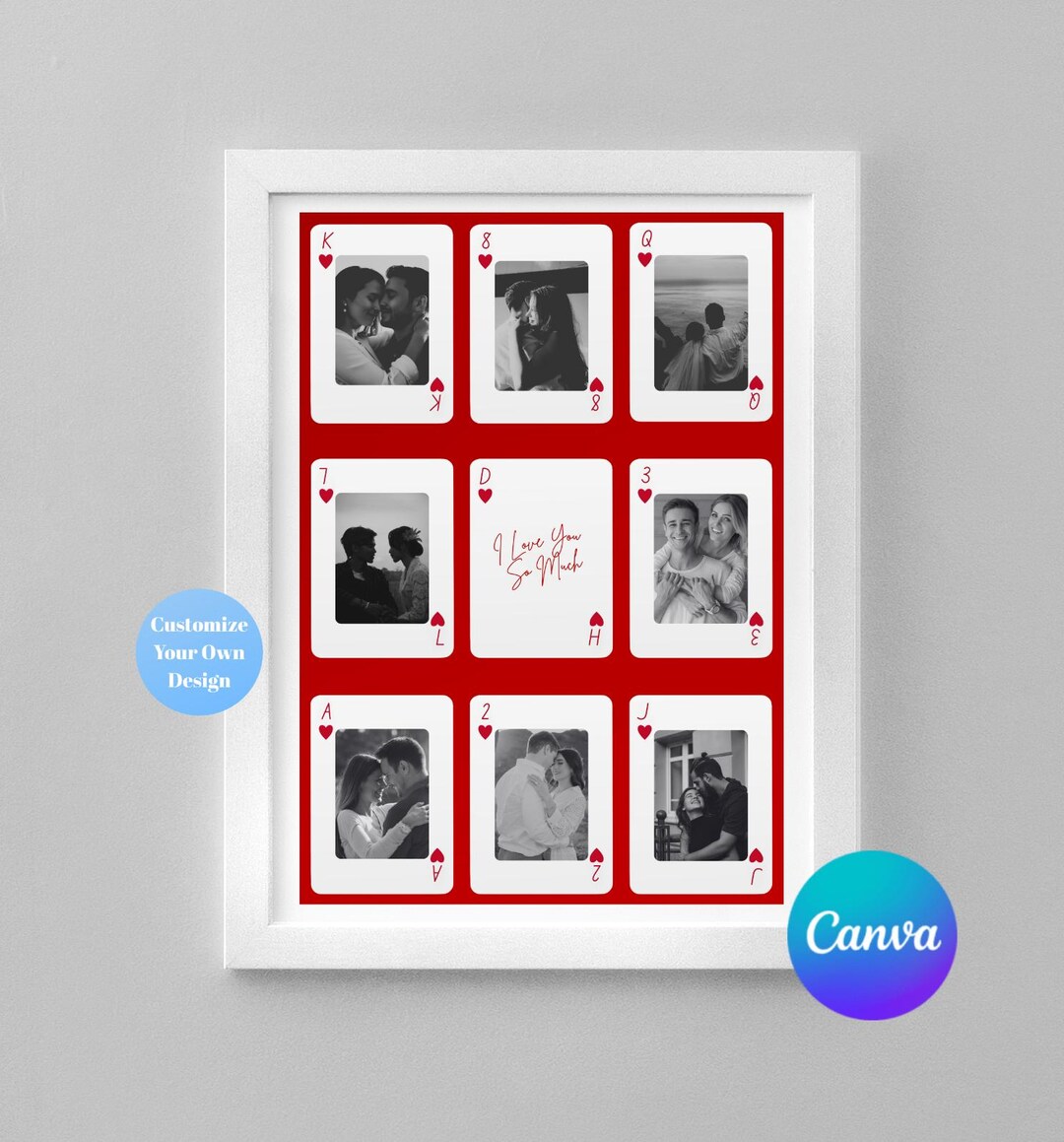 Couple Playing Card Deck | Personalized Photo Love Cards, Romantic ...