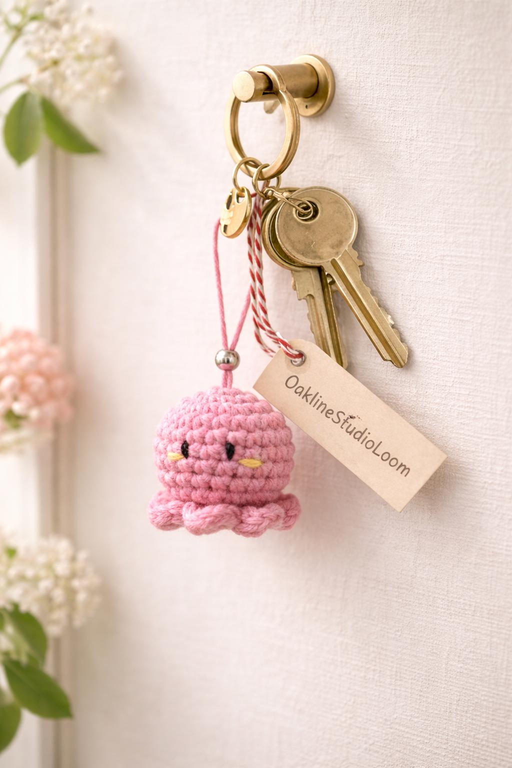 Octopus Keychain Crochet Pattern | No Sew Amigurumi | Digital Download ...