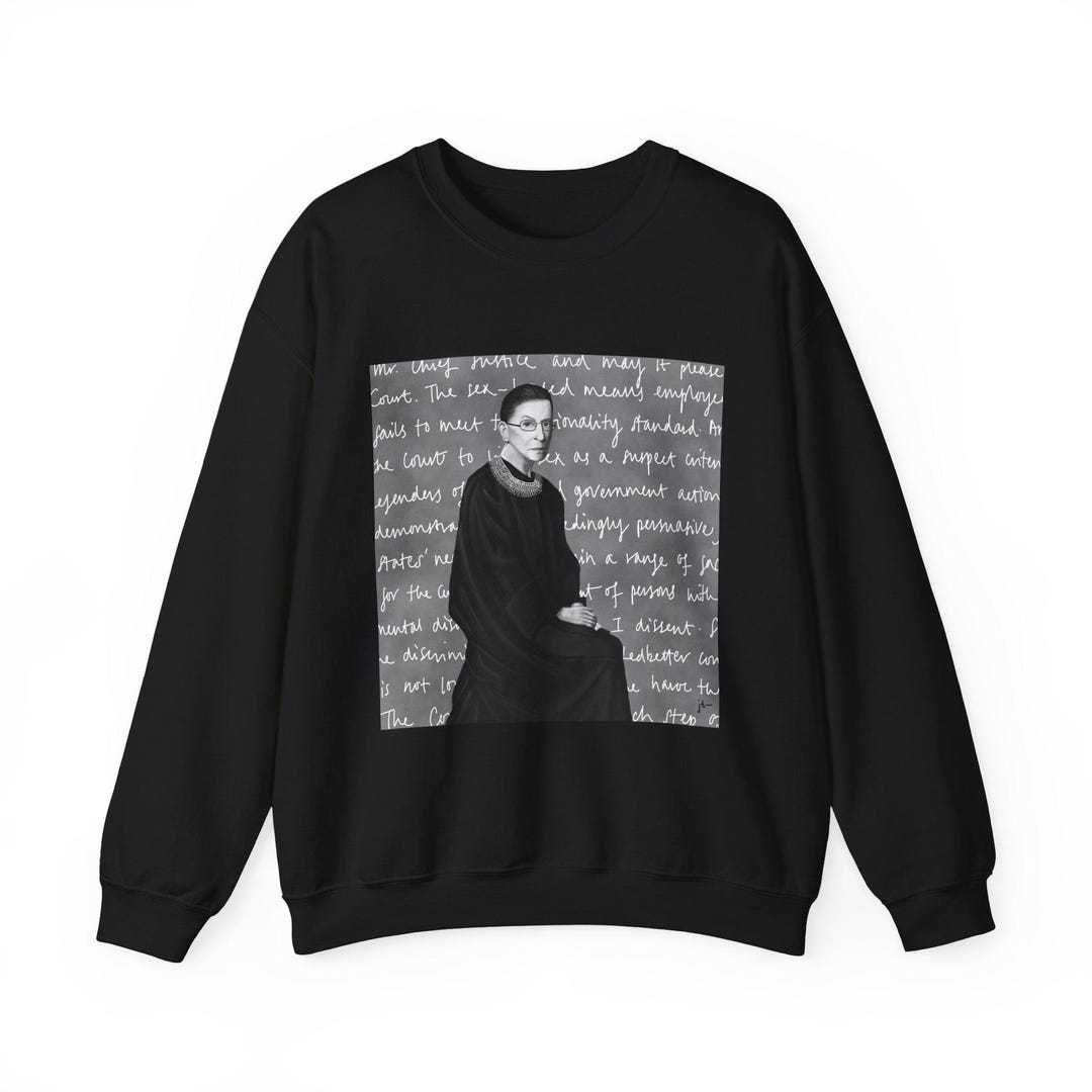 Ruth Bader Ginsburg in Her Own Words Sweatshirt - Etsy