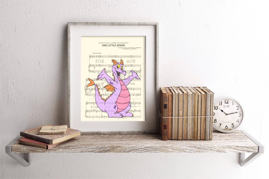 Figment One Little Spark Sheet Music Art Print - Etsy
