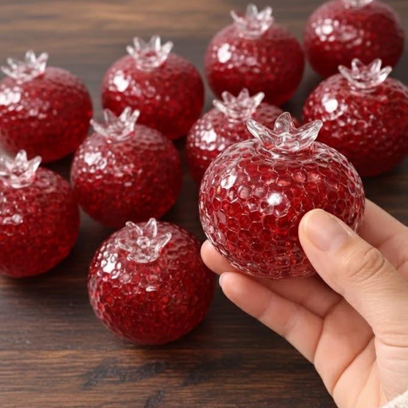 Glass Pomegranate - Etsy