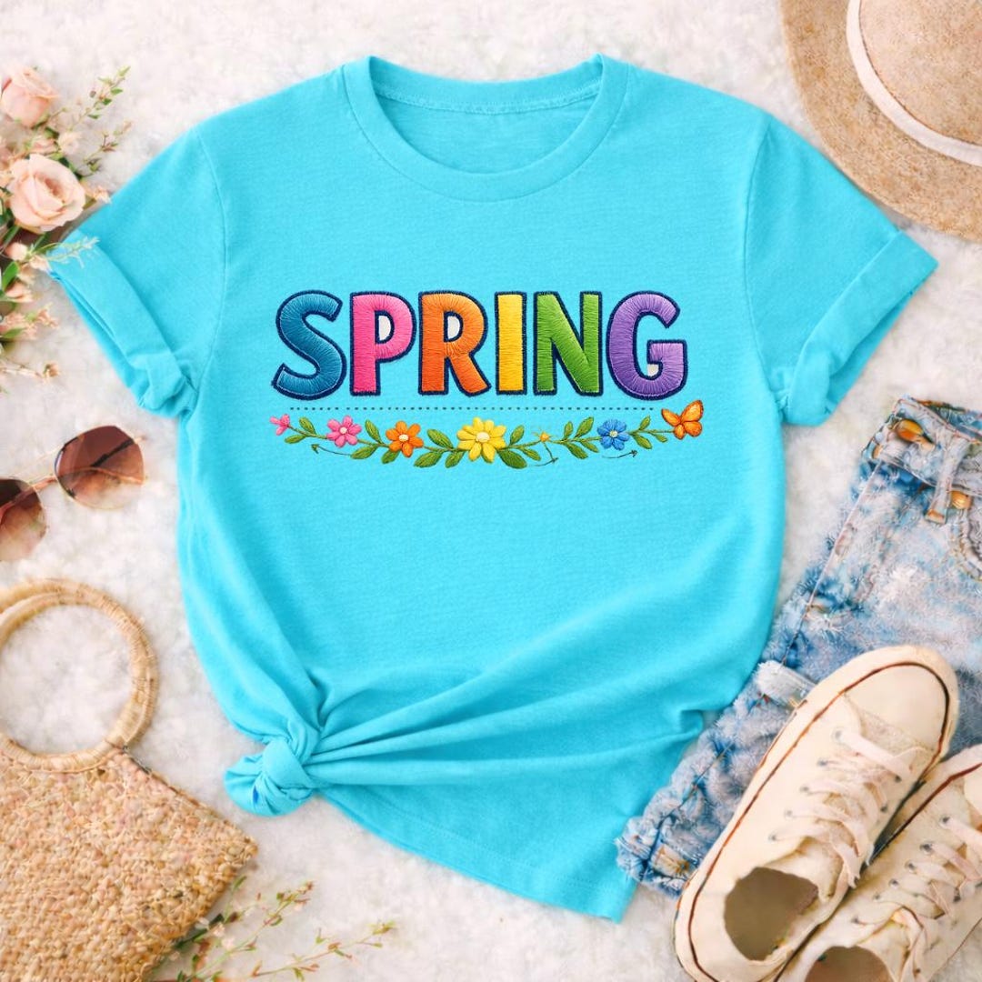 Spring PNG, Floral Butterfly Shirt Design - Etsy