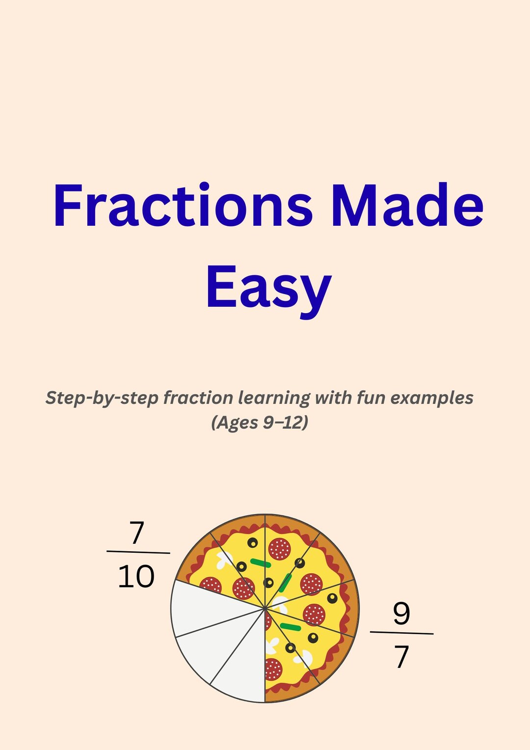 Fractions Made Easy – Printable Math Worksheets for Kids | Step-by-step ...