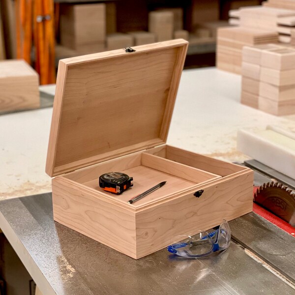 Unfinished Wood Box - Etsy
