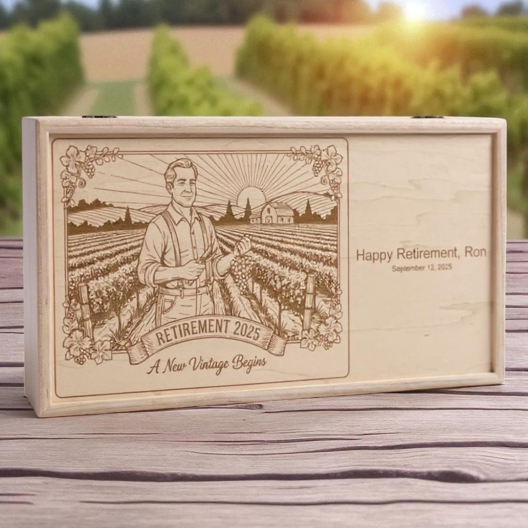 Personalized Retirement Gift Box With Custom Engraving for Career ...