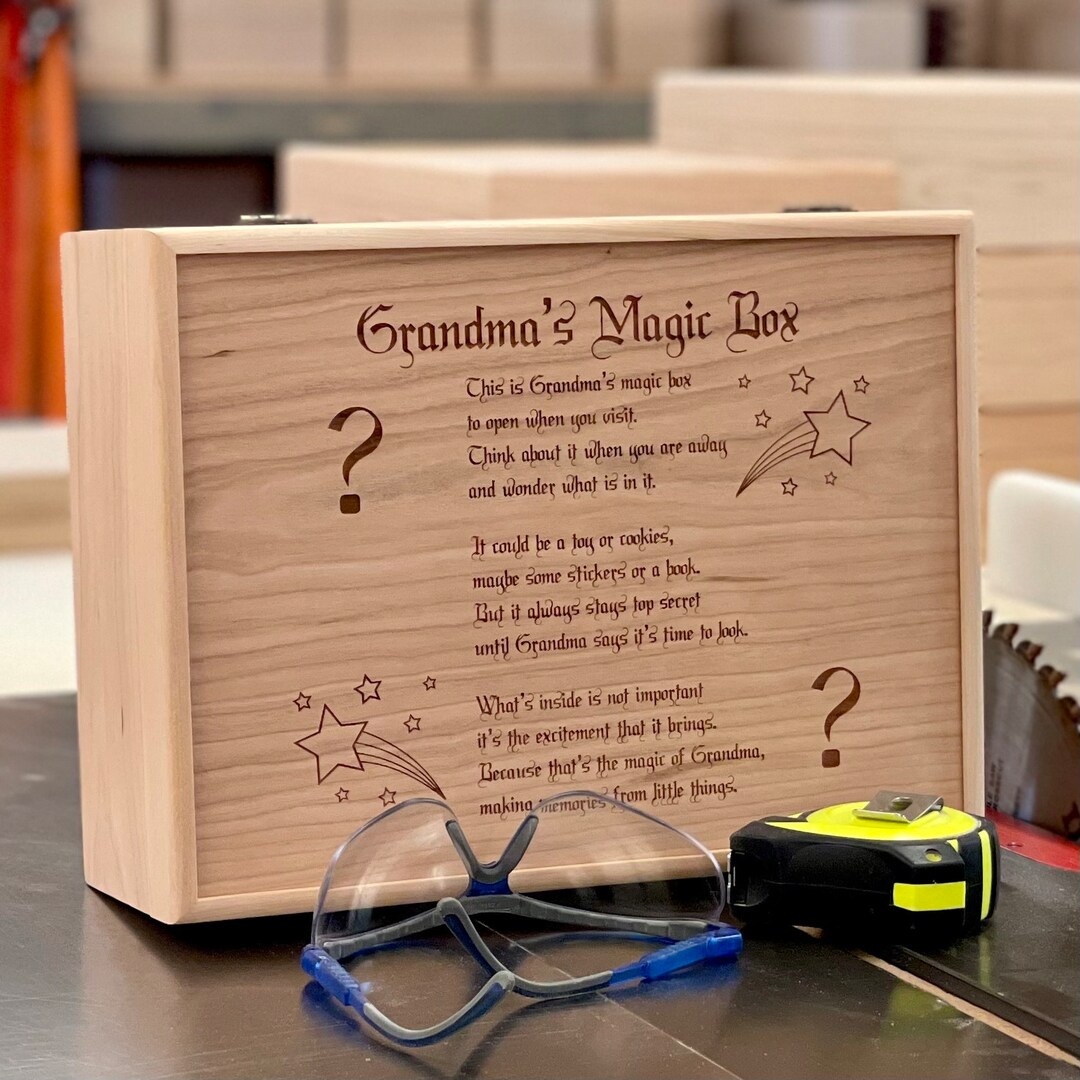 Grandma's Magic Box: A Handmade Wooden Treasure Trove of Childhood ...