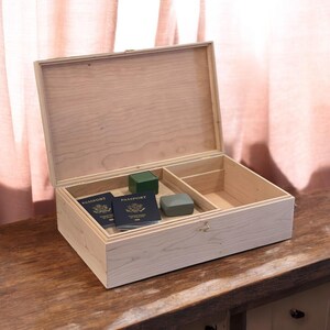 Personalized Wooden Valet Box, Engraved Keepsake for Men - Etsy