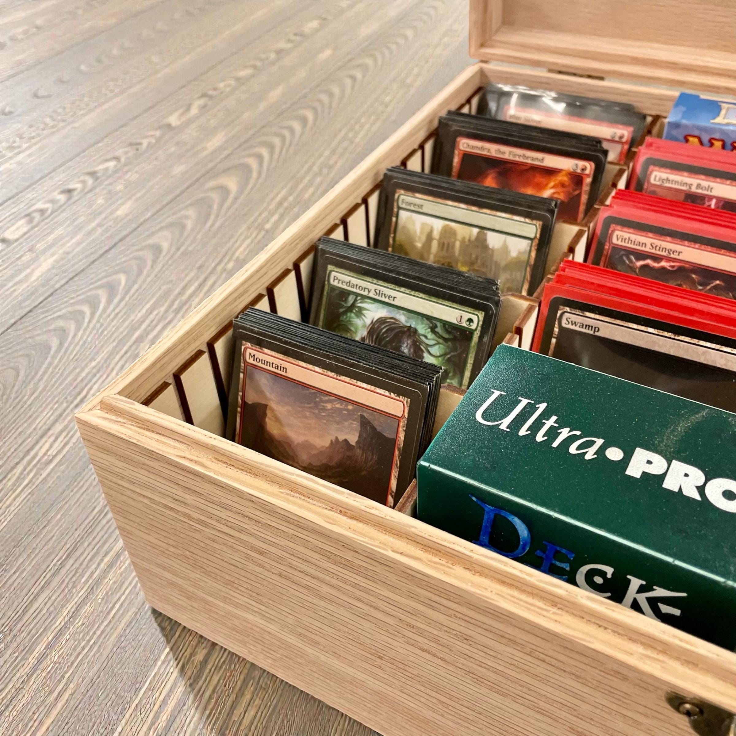 Custom Wooden MTG Storage Box | Ultimate Valentine Gift for Gamer ...