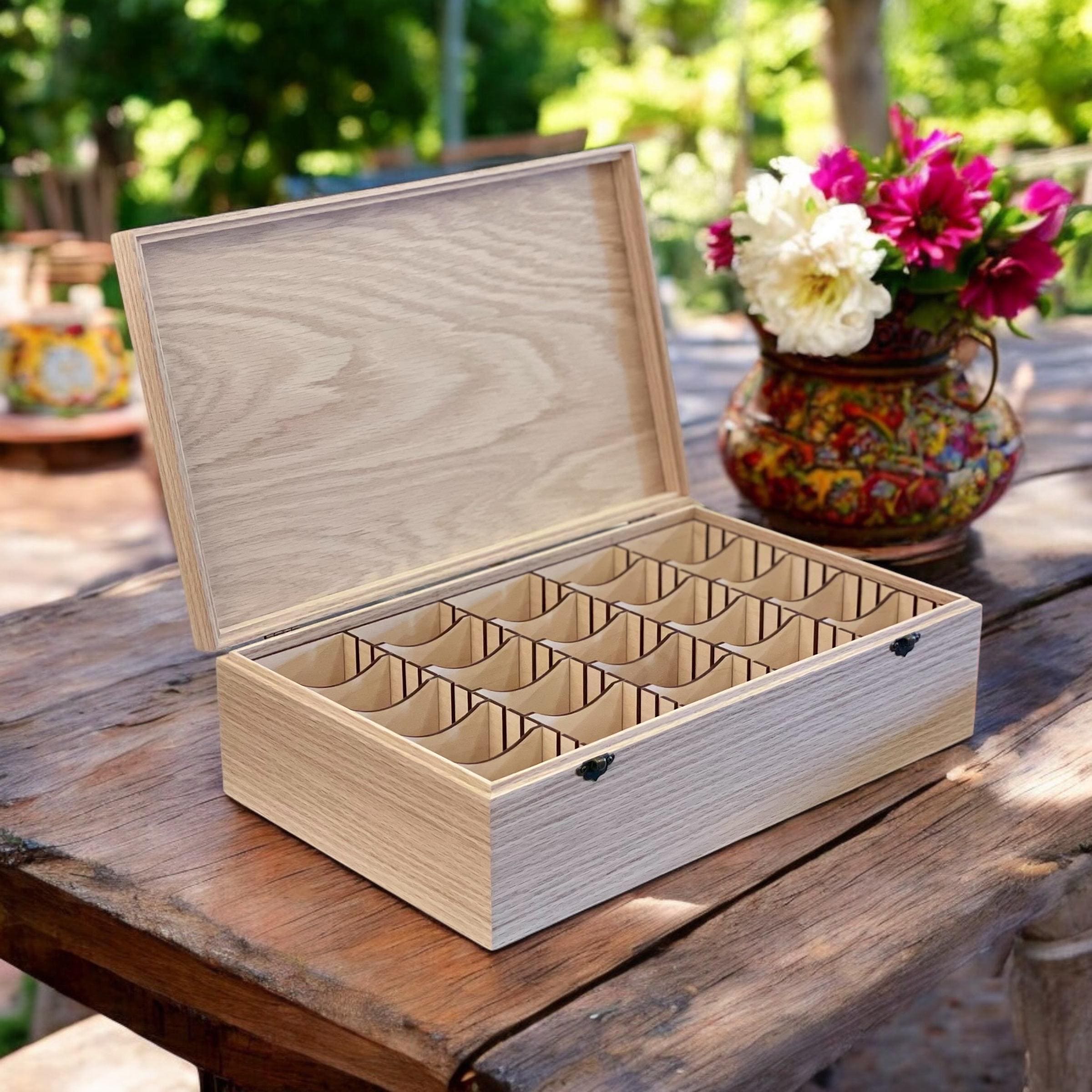 Handmade Wood Trading Card Storage Box: Holds 1875+ Cards - Etsy
