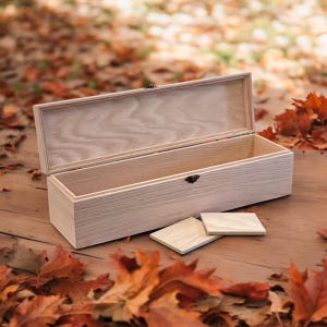 Handcrafted Wooden Trading Card Storage Box: Holds 750+ Sleeved Cards ...