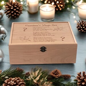 Personalized Grandma Keepsake Box: Engraved Wooden Memory Box - Etsy