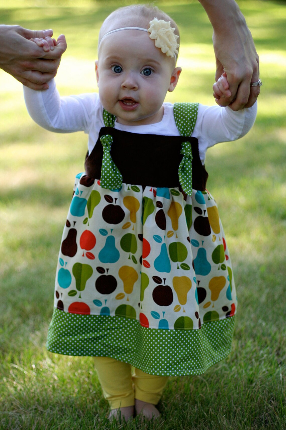 PDF Apron Knot Dress Sewing Pattern Sizes 3 M Girls 8 - Etsy