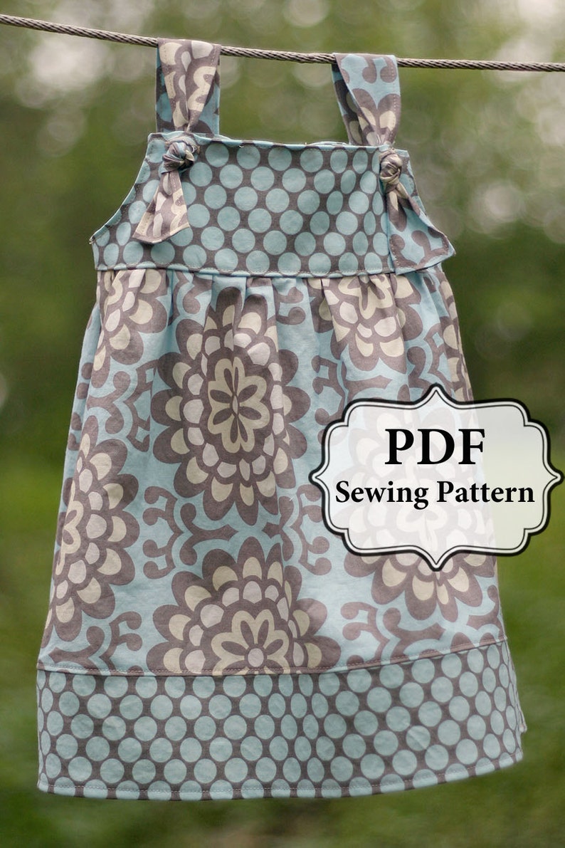 Apron Knot Dress and Simple Skirt PDF Two Pattern Bundle - Etsy