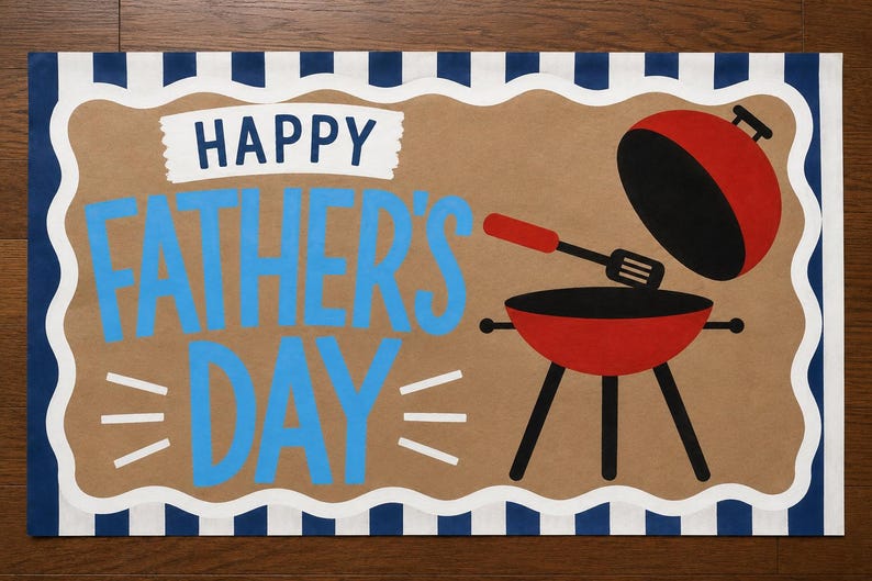 Hand-painted Golf Dad Banner | Father's Day Photo Prop, Custom Wording ...