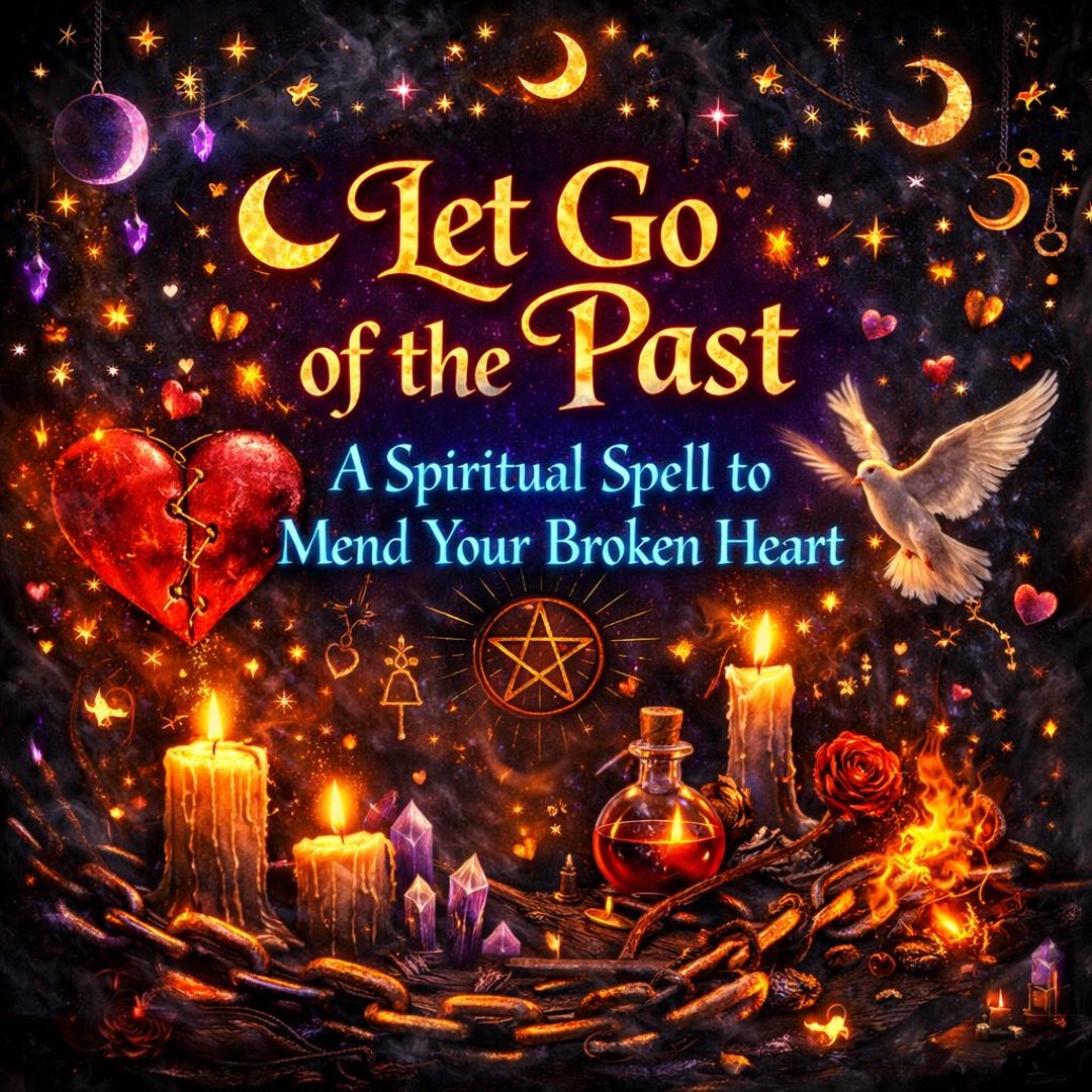 Let Go of the Past – A Spiritual Spell to Mend Your Broken Heart - Etsy