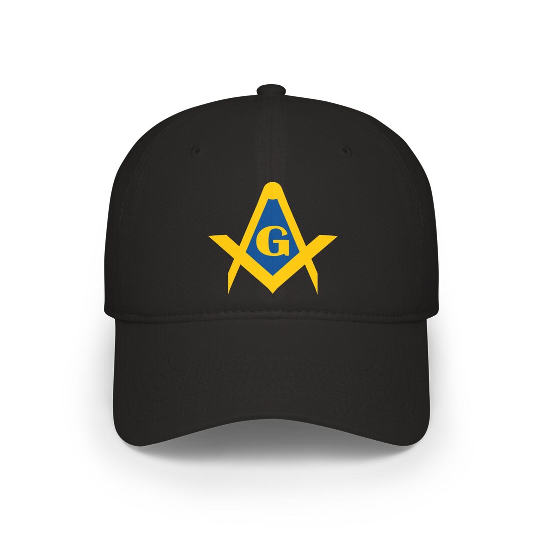 Masonic Square and Compass Embroidered Cap | Freemason Logo - Etsy