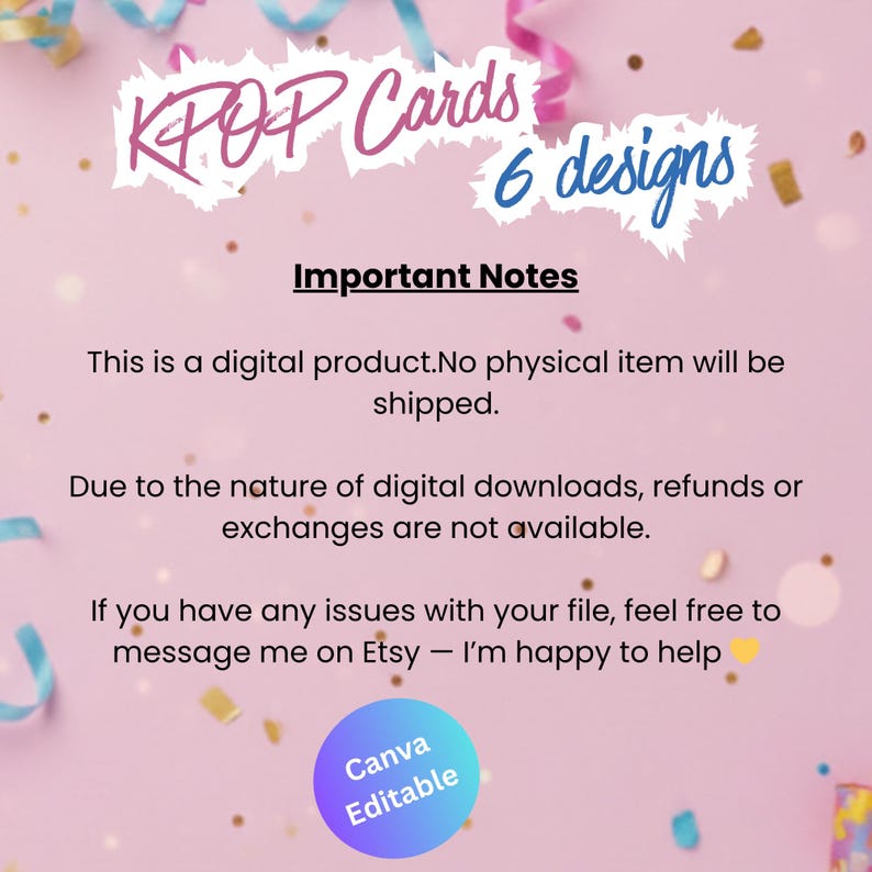K-pop Demon Hunters Printable Cards Bundle ,K Pop Personalized Gift ...