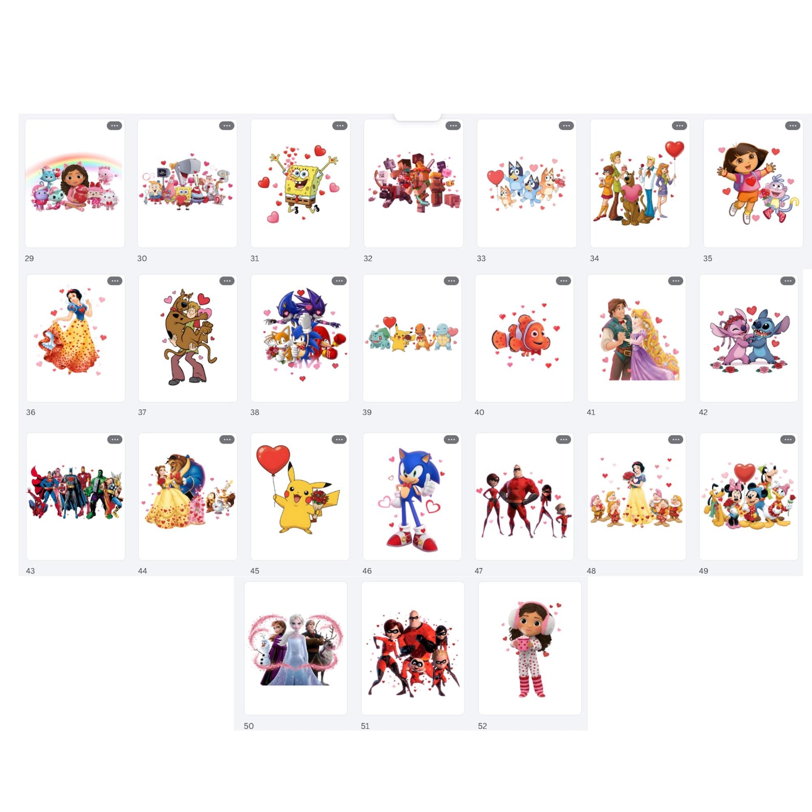Valentine Superhero Clipart Bundle Pngs,valentine Cartoon Hero Love ...