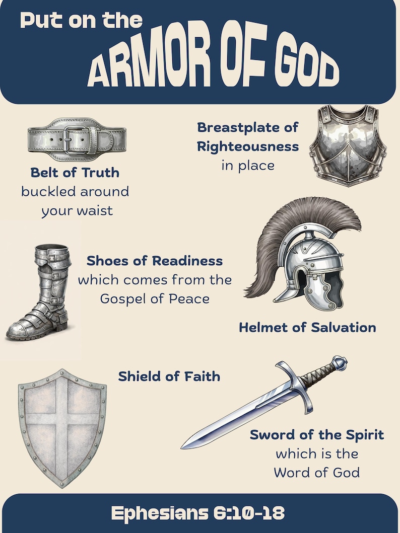Armor of God Artwork for Kids - Etsy