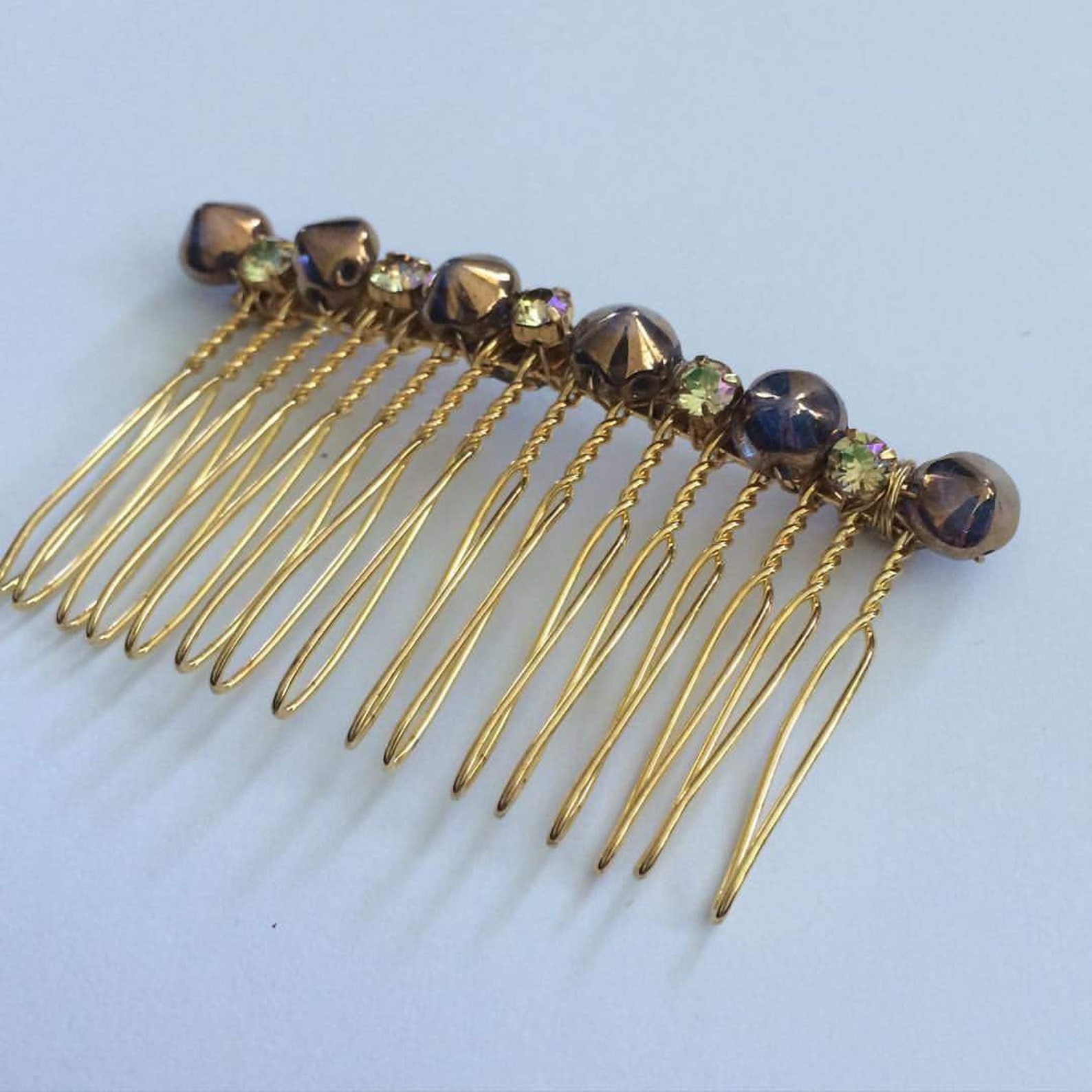 Spike Crystal Hair Comb, for Weddings, Parties, Evening, Cocktail ...