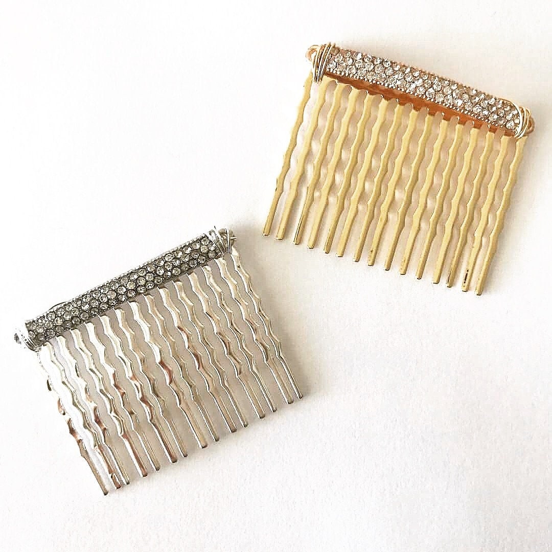 Crystal Bar Comb, for Bridal, Weddings, Parties, Evening, Cocktail ...