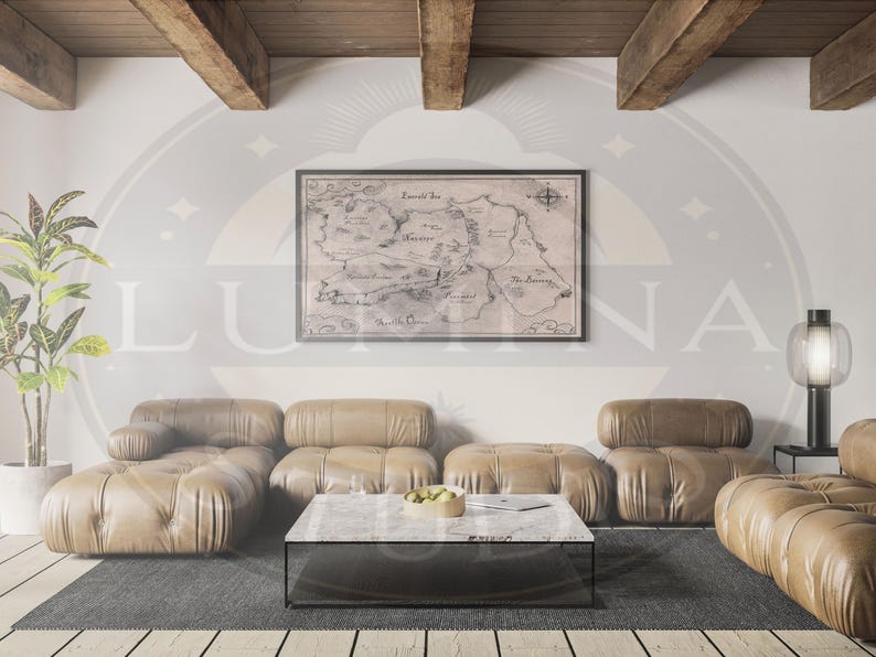 Fourth Wing Map Poster, Basgiath War College Print, Dragon Rider Art ...