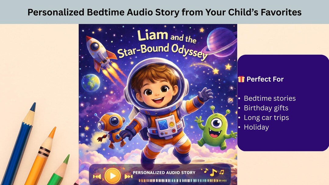 Custom Bedtime Audio Story for Kids | Personalized Child Name ...