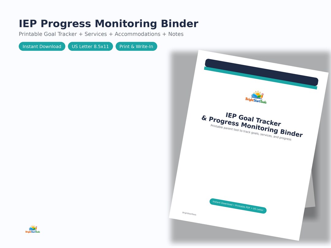 IEP Binder System | Printable Special Education Parent Organizer - Etsy