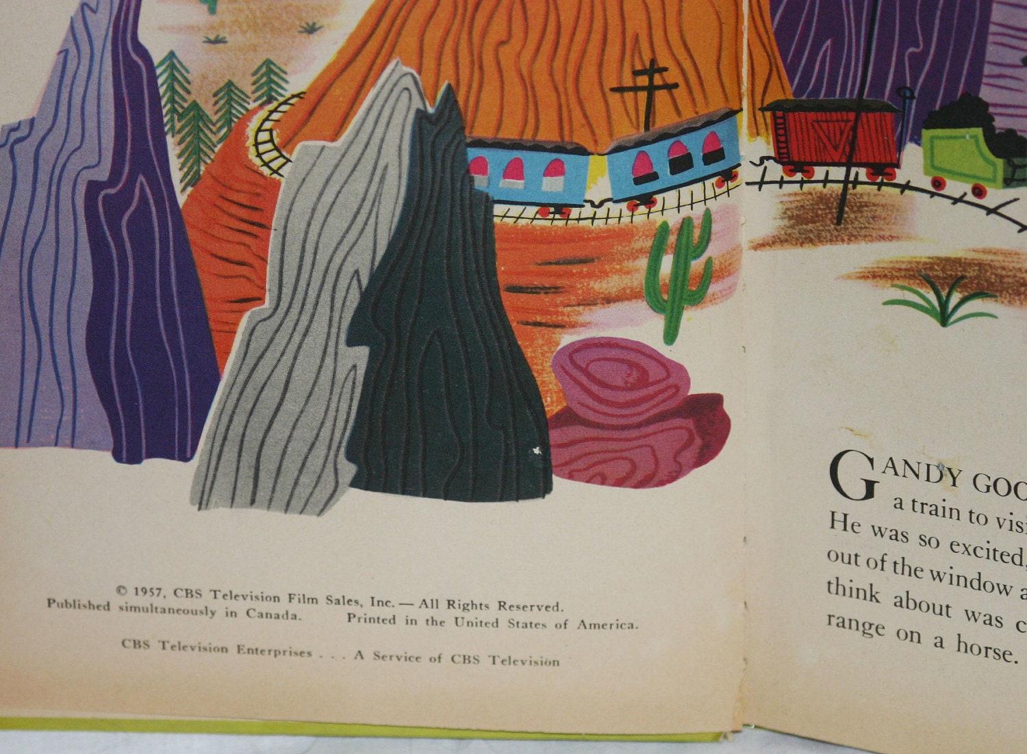 1957 Gandy Goose Vintage Wonder Book - Etsy