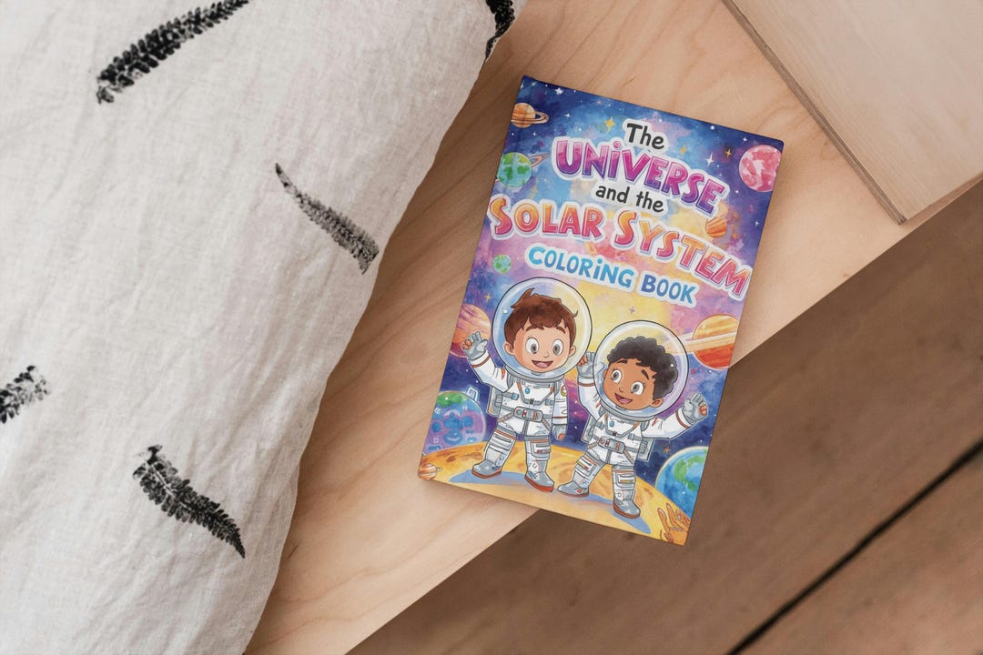 Space Coloring & Activity Book | 87 Pages, Planets, Rockets (printable ...