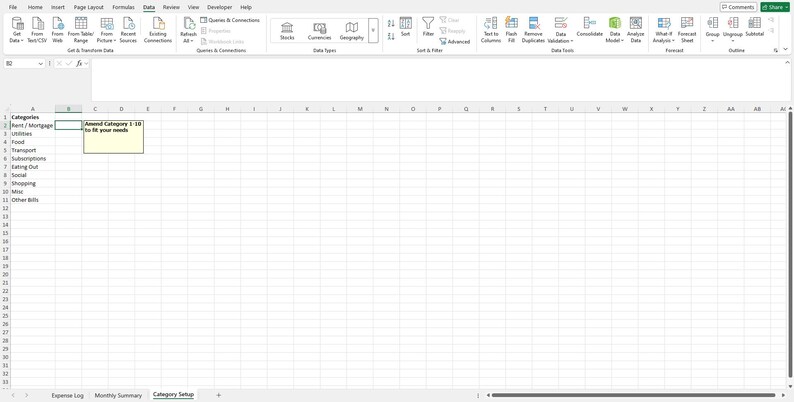 Monthly Expense Tracker Spreadsheet | Simple Budget & Spending Tracker ...