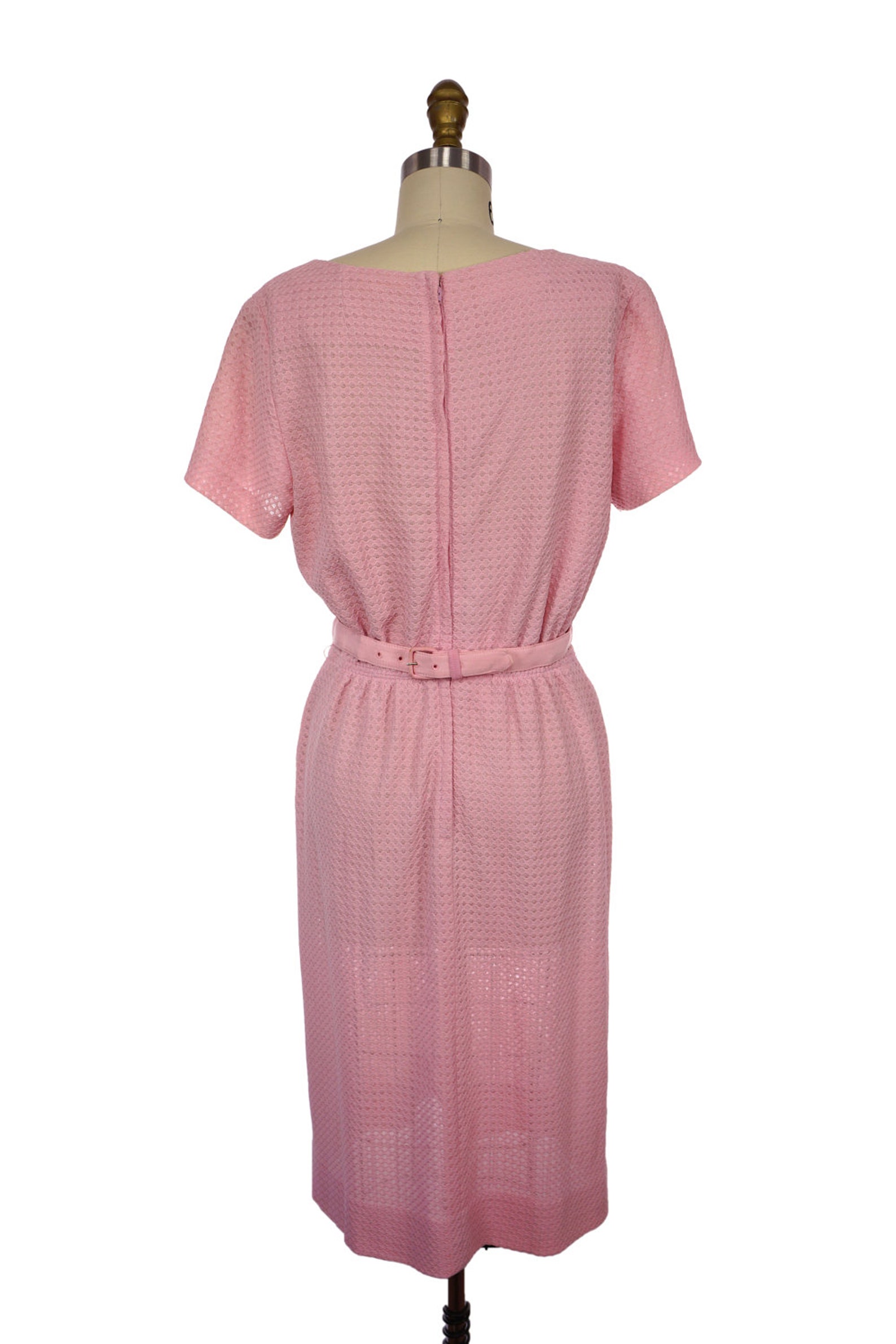 Vintage 1960s Dress / Vintage 60s Pink Shift Dress / 60s Rope - Etsy