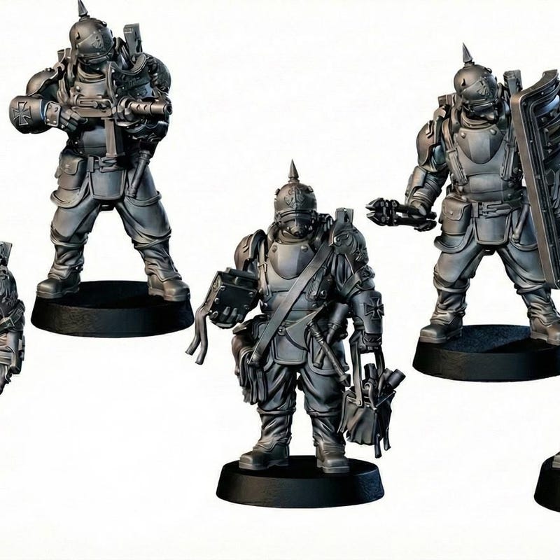 32mm Prussian Miniatures - Etsy