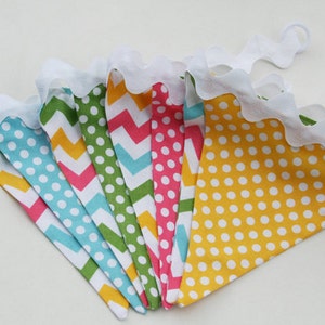 Chevron and Polka Dot Banner Perfect for Your Nursery Play - Etsy