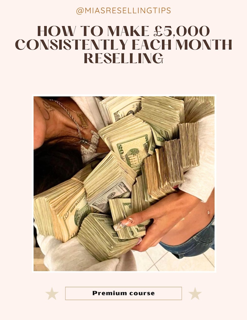 How to Make 5K per Month Reselling Vinted and Depop. Business Guide Uk ...