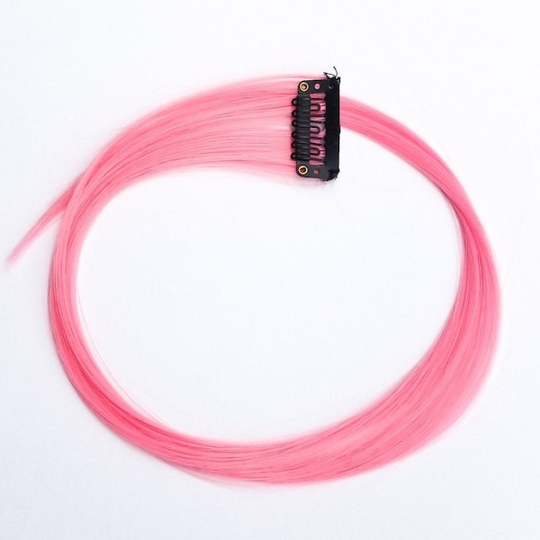 Pink Hair Extensions - Etsy