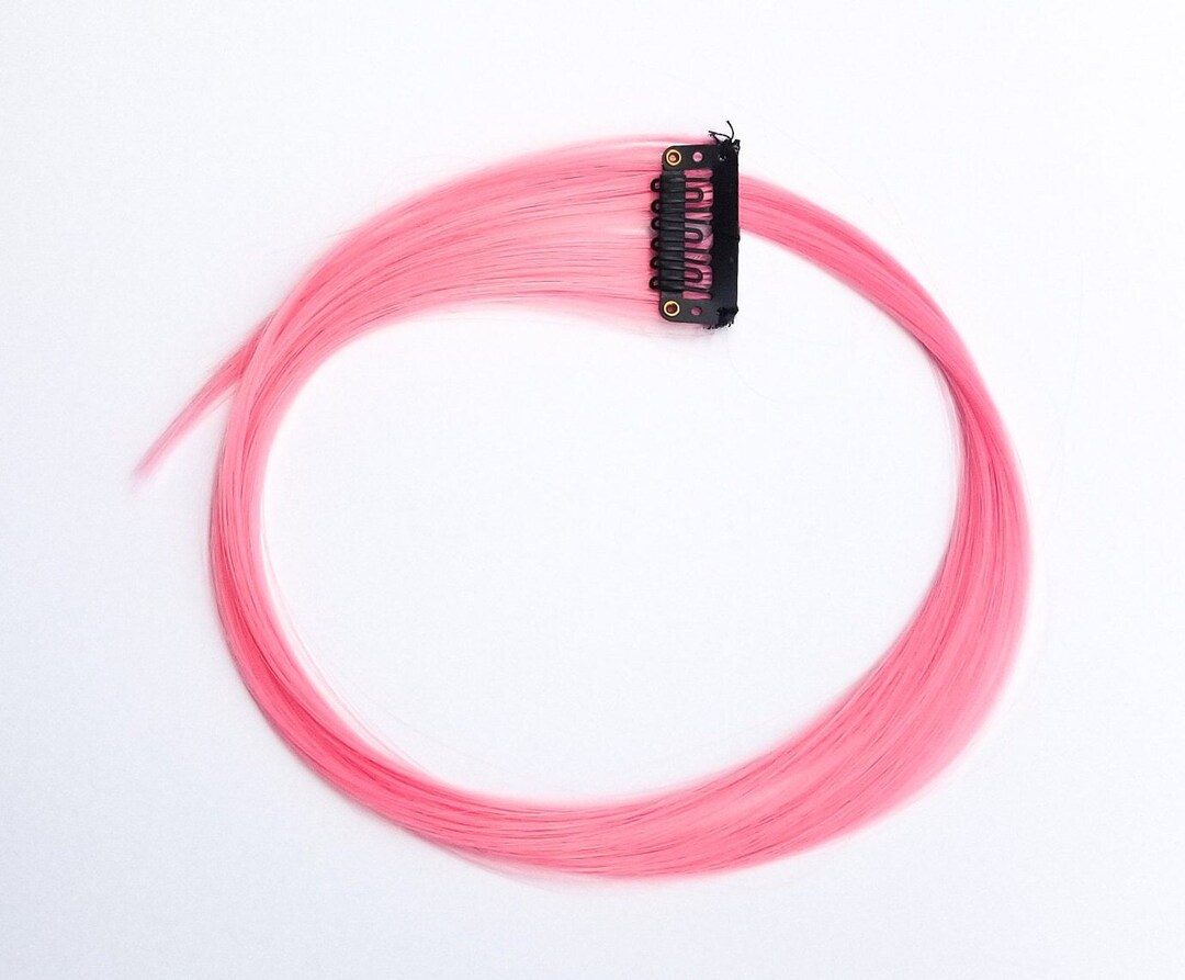Pastel Light Pink Hair Extension Clip In - Etsy