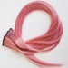 Pastel Dusty Rose Pink Hair Extension Clip In - Etsy