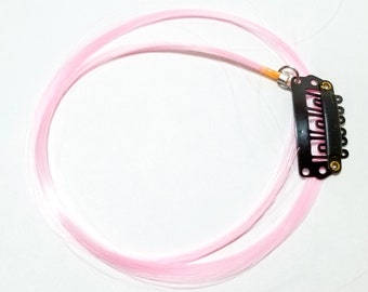 Hot Pink Clip in Hair Extensions 18 With Blonde Ombre / Balayage Blonde ...