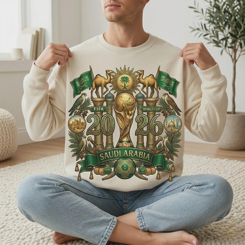 Saudi Arabia 2026 Football Crest PNG | Championship T-shirt Clipart ...