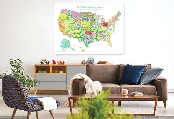 United States State Flower Fine Art Print - Etsy